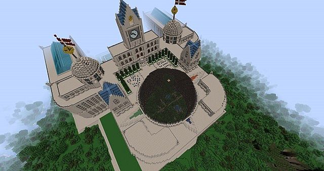 grand mansion. Lovecraft inspired Minecraft Map