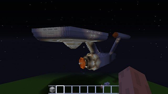 U.S.S. Hood (TOS Constitution Class Ship) Minecraft Map