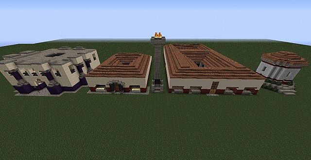 Roman City Buildings Pack Minecraft Map