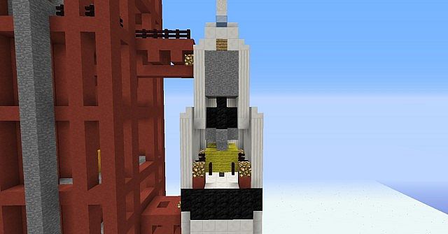 Saturn V on Launch Pad Minecraft Map