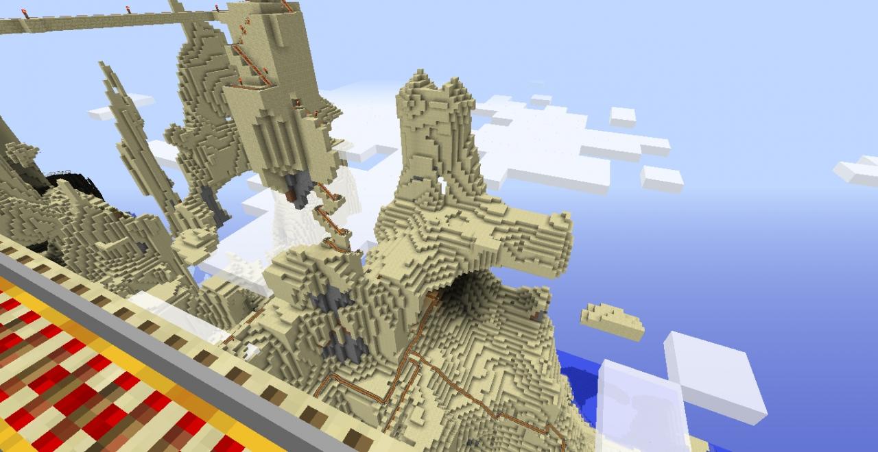 Through the Worm Hole Minecraft Map