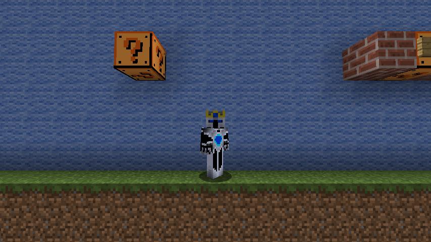 Super Mario Bros world 1-1 Minecraft Map