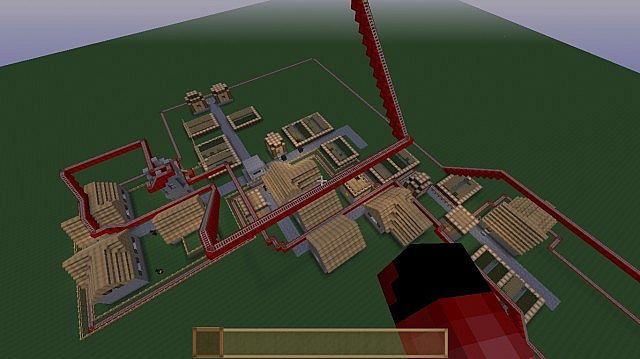 The Village Roller Coaster Minecraft Map