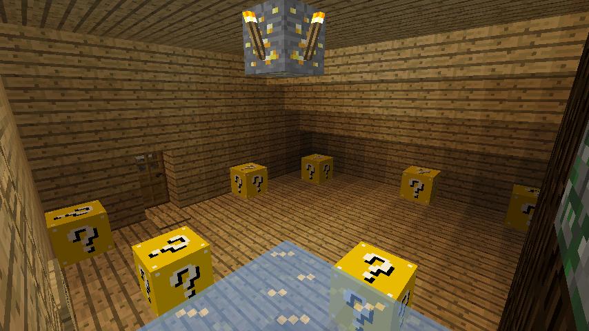 Lucky Block Game Luigi's Mansion Edition Minecraft Map