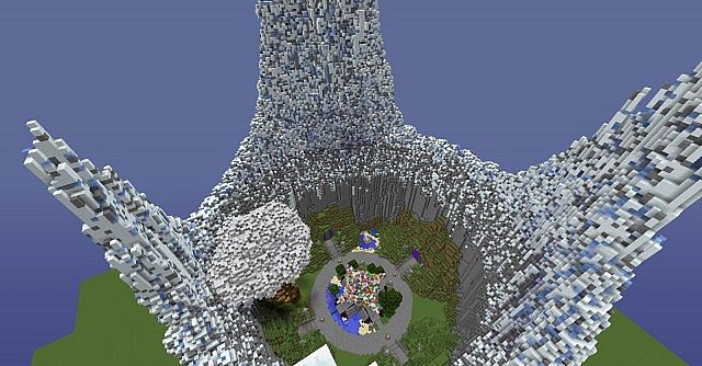 Minecraft mountain server lobby Minecraft Project