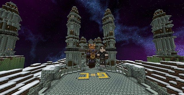 ,,Aquatus'' Medieval Castle / Server spawn made by TeamAxor Minecraft Map
