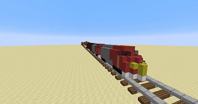A train Minecraft Map