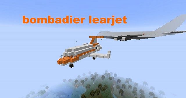 Bombardier LearJet Minecraft Map