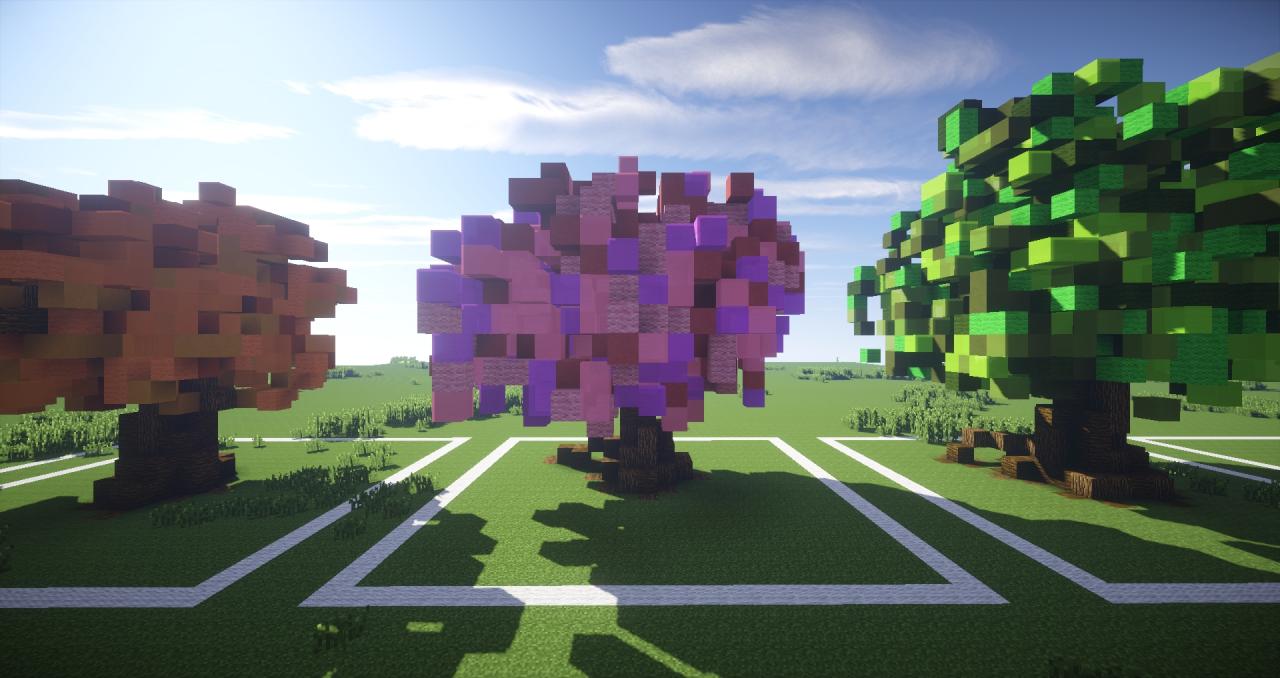 Bright Fantasy Trees - [Small Download Bundle] Minecraft Map