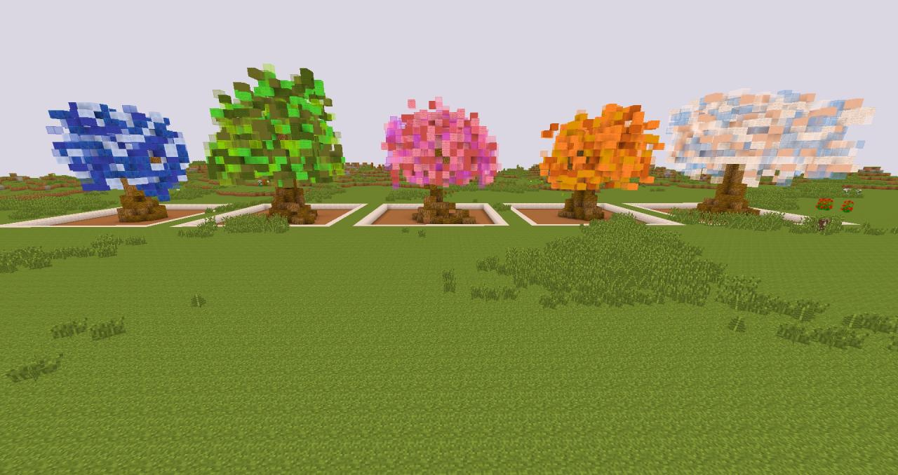 Bright Fantasy Trees - [Small Download Bundle] Minecraft Map