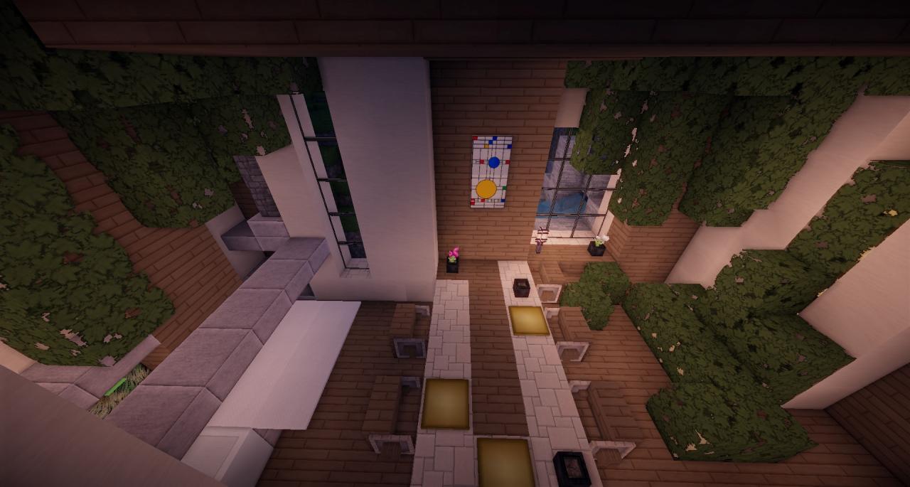 Modern valley house Minecraft Map