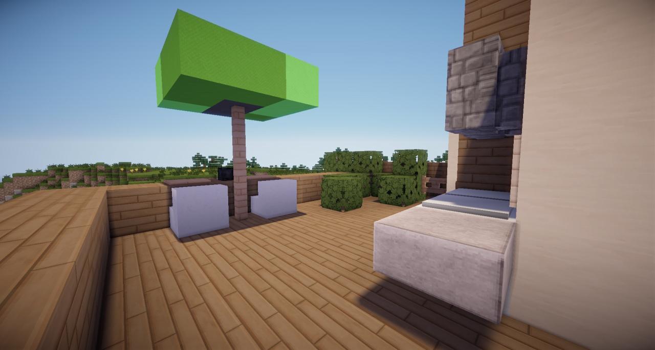 Modern valley house Minecraft Map