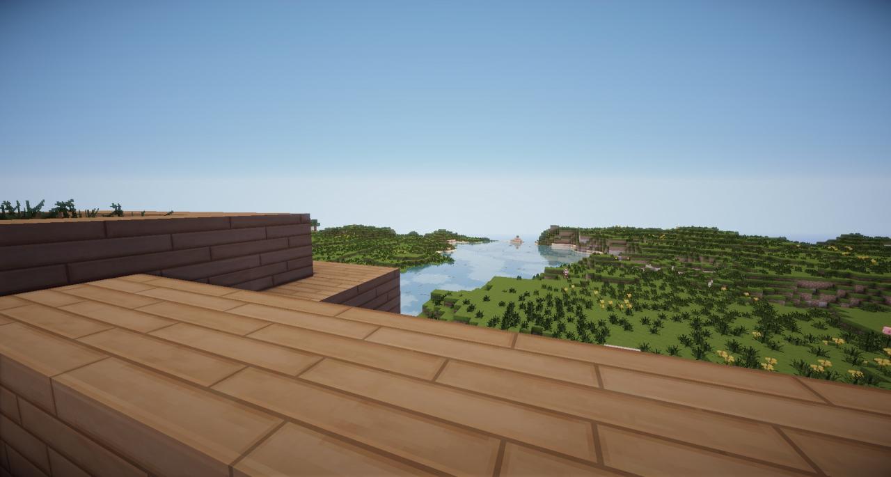 Modern valley house Minecraft Map