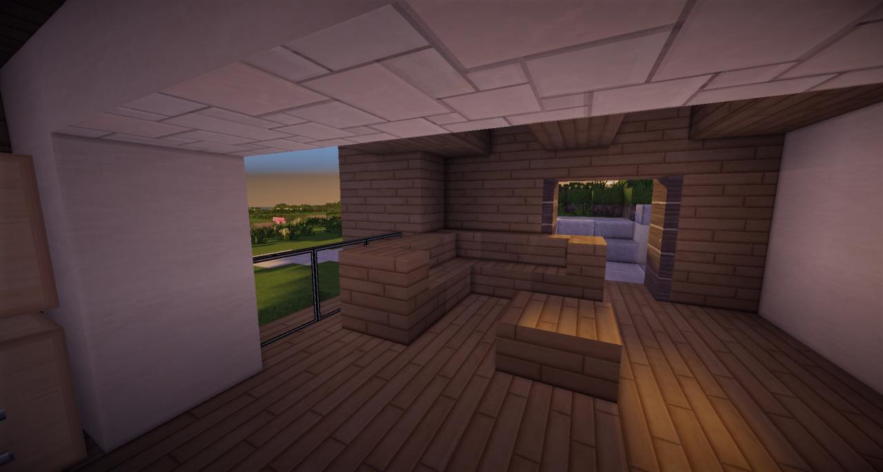 Modern valley house Minecraft Map