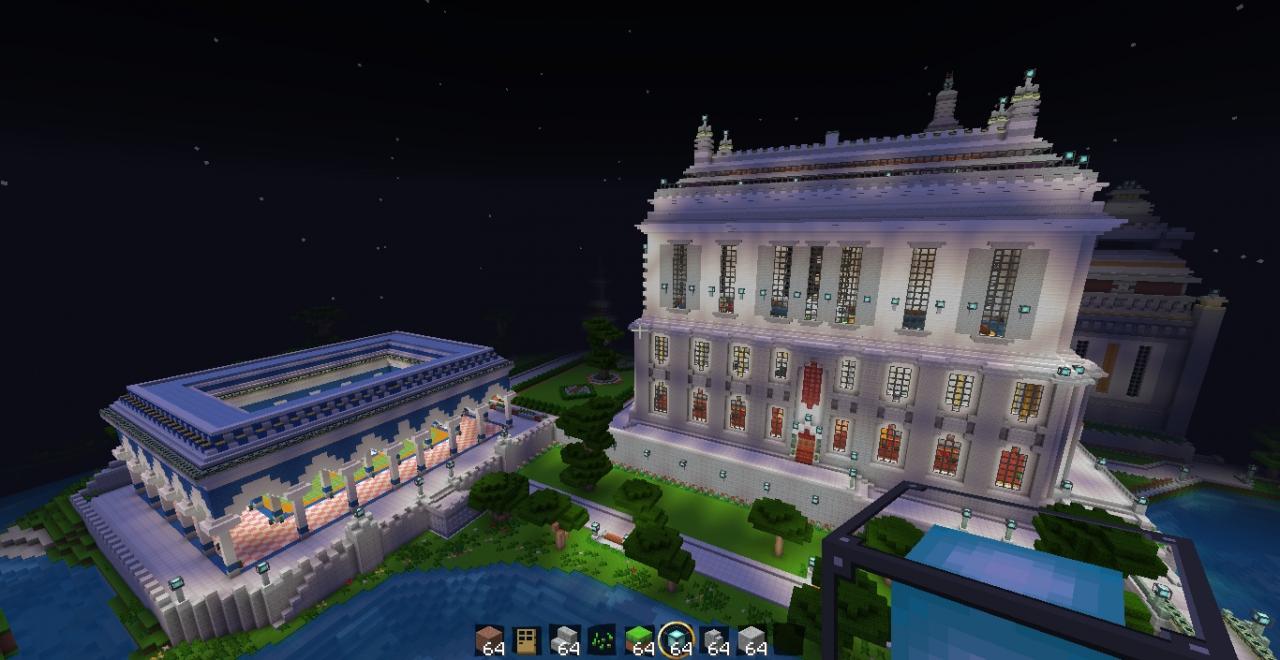 Spa castle cité Minecraft Map