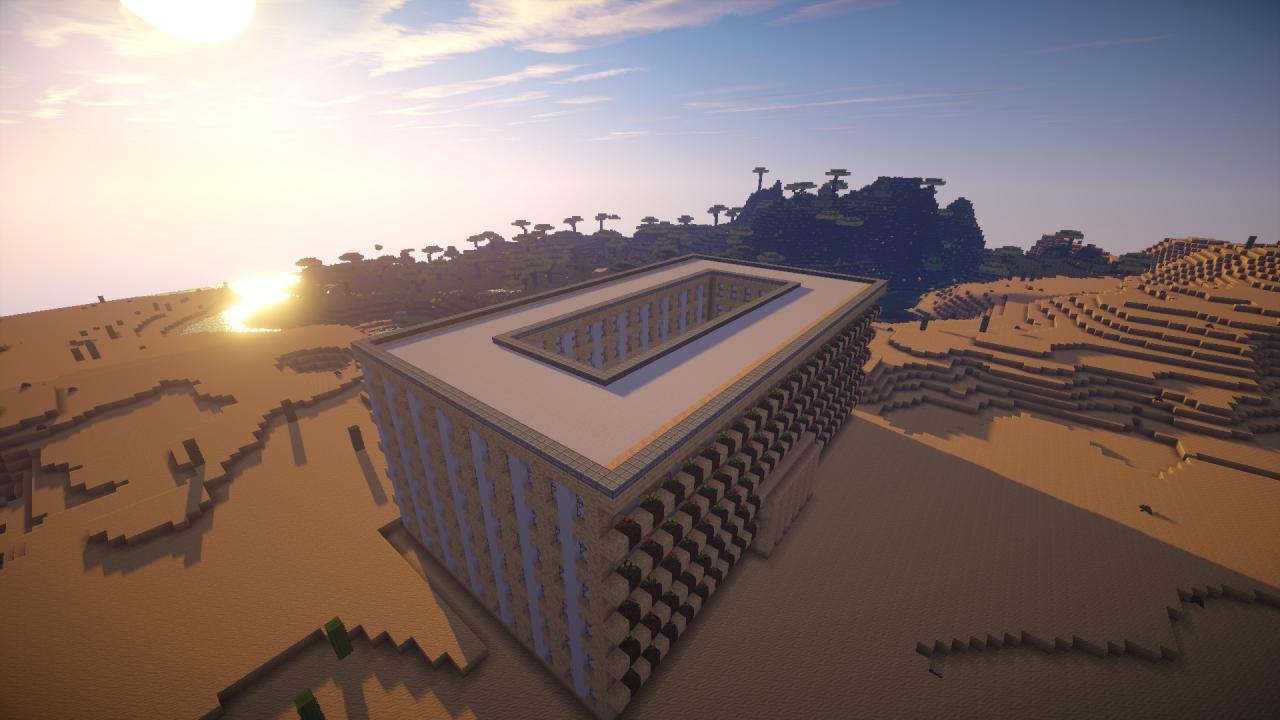 Customizable Empty Desert Hotel Minecraft Map