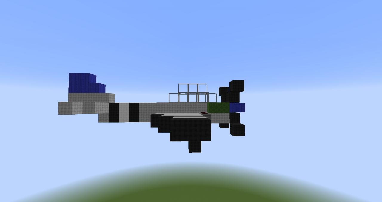 North American P 51 Mustang Minecraft Map