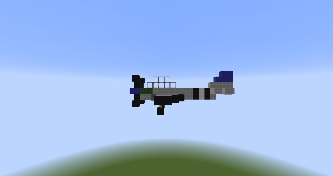 North American P 51 Mustang Minecraft Map