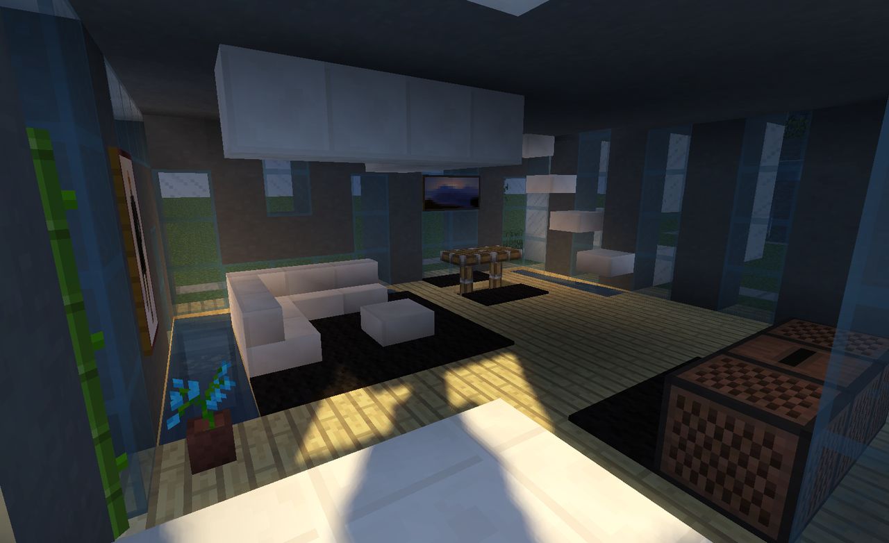 Modern Cube House Minecraft Map