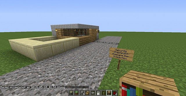 Guard Checkpoint (Fully Operational Barricade) Minecraft Map