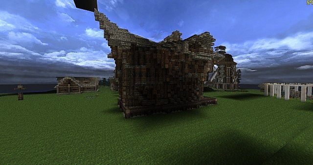 fantasy medieval building Minecraft Map