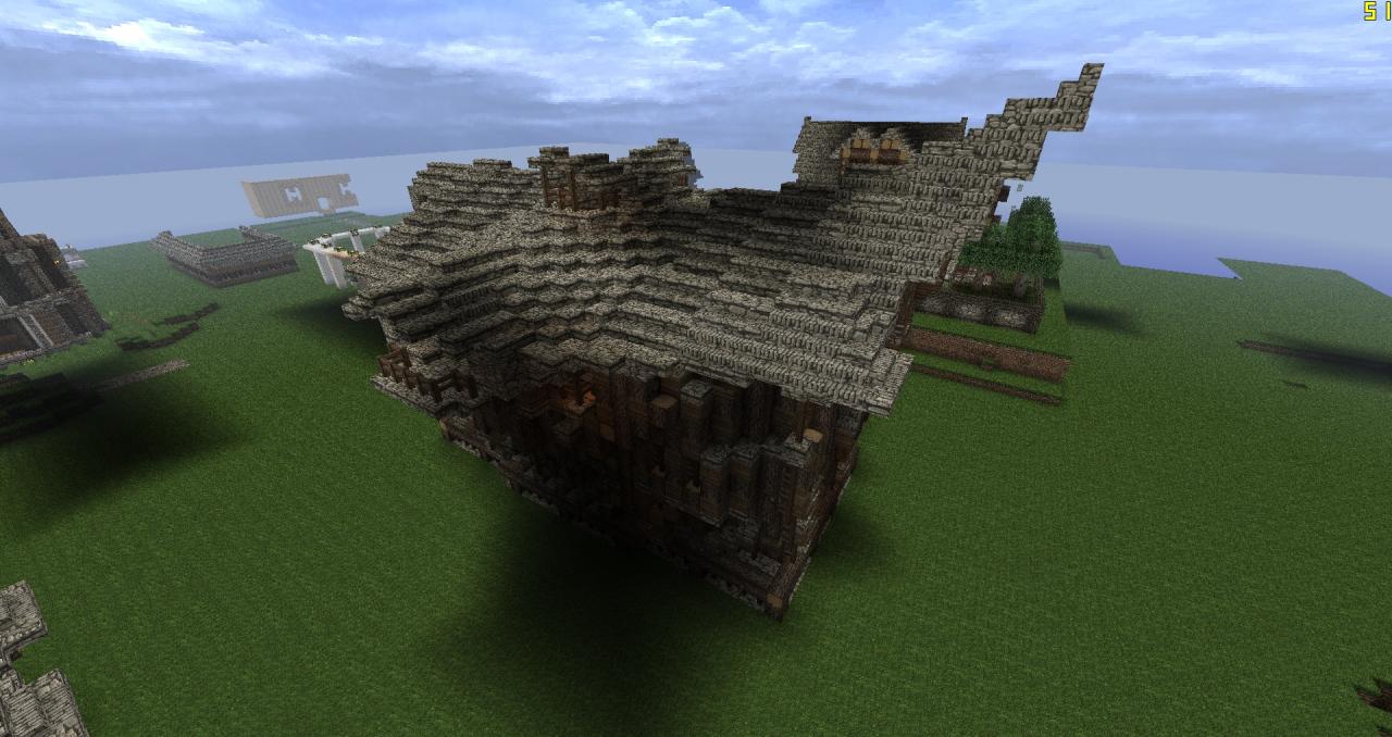 fantasy medieval building Minecraft Map