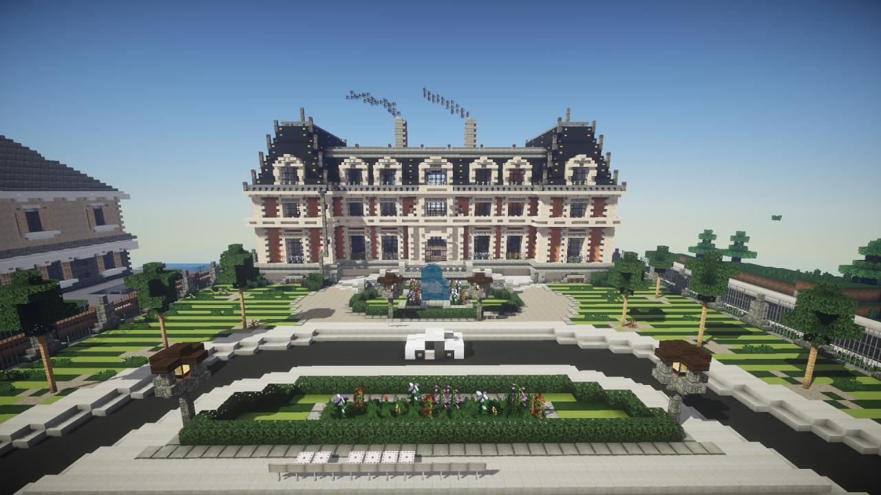 "French Château" Modern Interior [WoK] -PopReel Minecraft Map