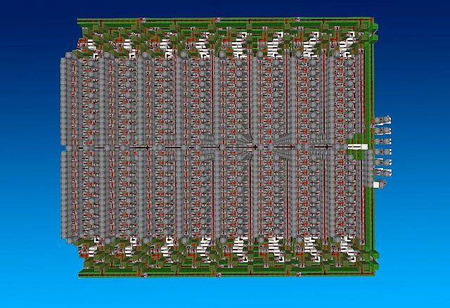 256 byte Hard Disk Drive Minecraft Map