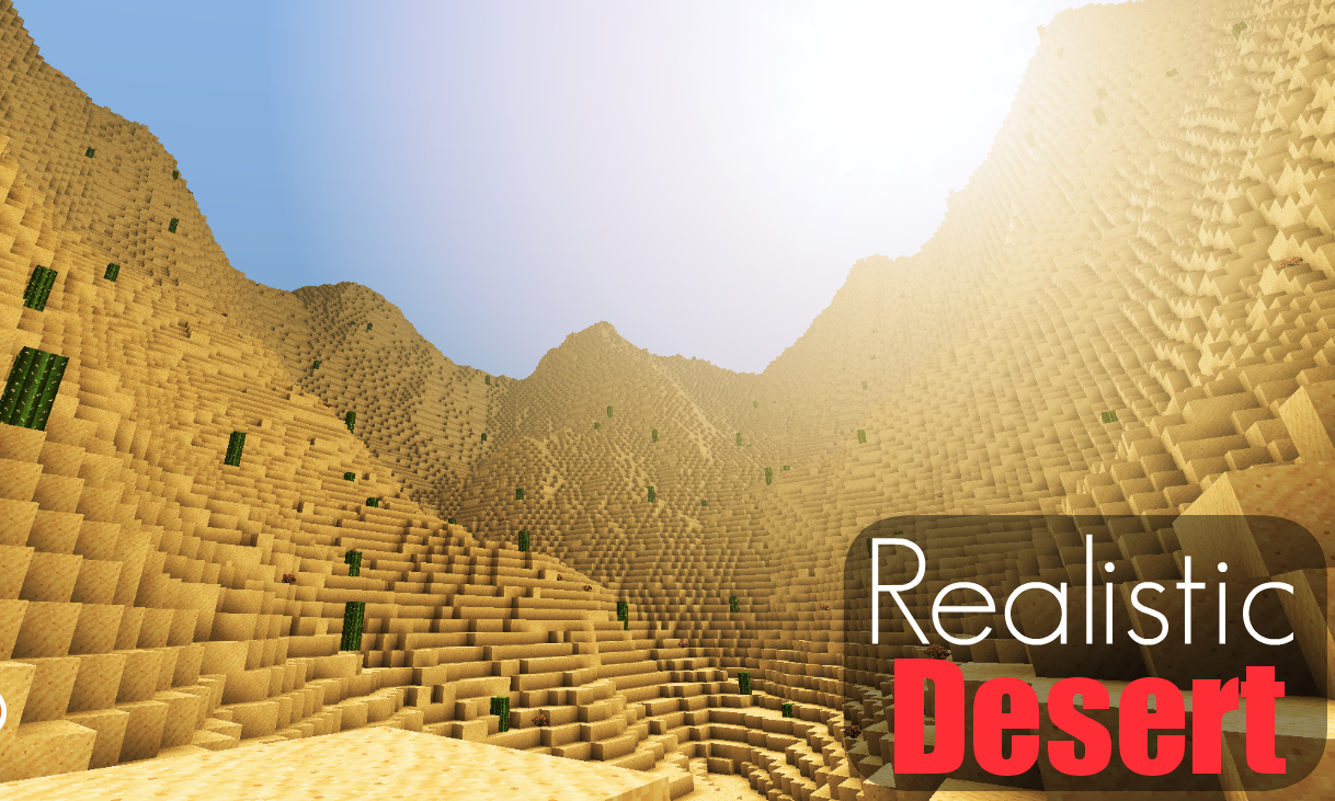 Realistic Desert 1.024 x 1.024 Minecraft Map