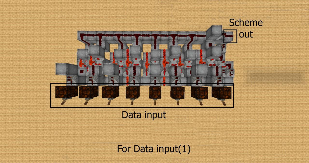 256 byte Hard Disk Drive Minecraft Map
