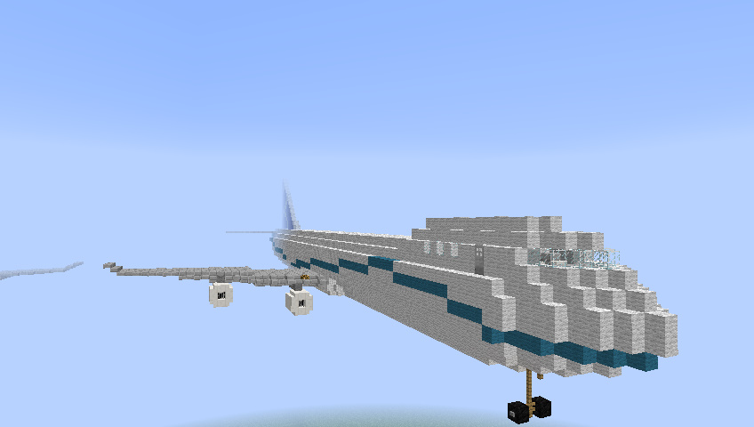 Boeing 747-8F Freighter Minecraft Map
