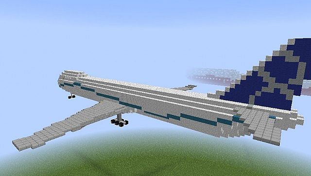 Boeing 747-8F Freighter Minecraft Map