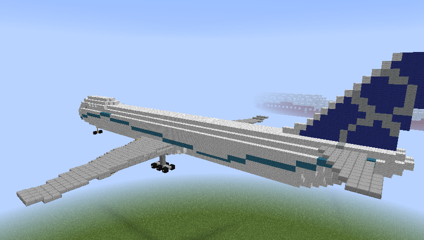 Boeing 747-8F Freighter Minecraft Map
