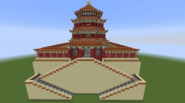 Tower of Buddhist Incense Minecraft Map