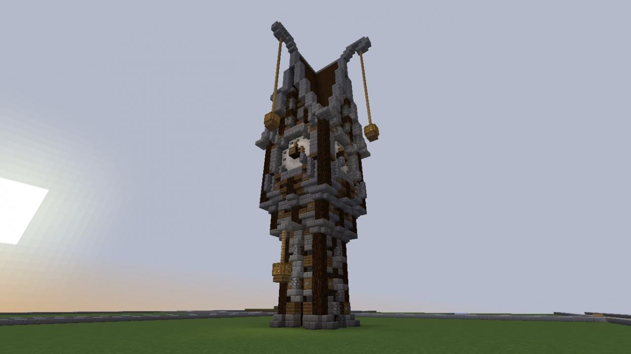 Steampunk Clock Tower Minecraft Project