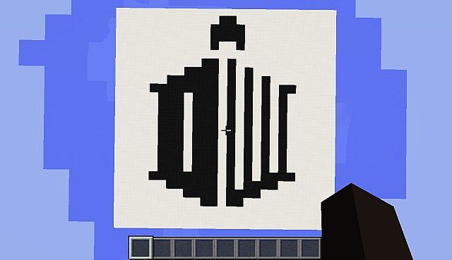 Doctor Who logo Minecraft Map