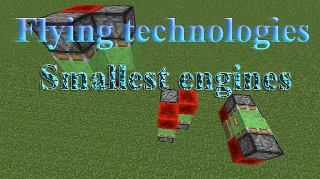 Flying technologies: Smallest engines for all directions Minecraft Map