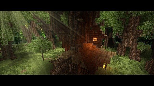 Rhosgobel - the House of Radagast the Brown Minecraft Map