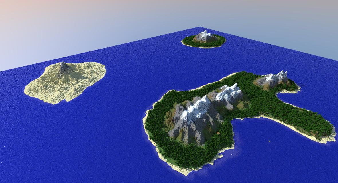 Islands of Ataria Survival Map Minecraft Map