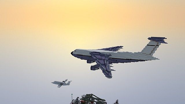Cargo Plane - Lockheed C-5 galaxy Minecraft Map