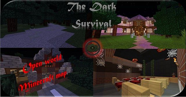 The dark survival Minecraft Map