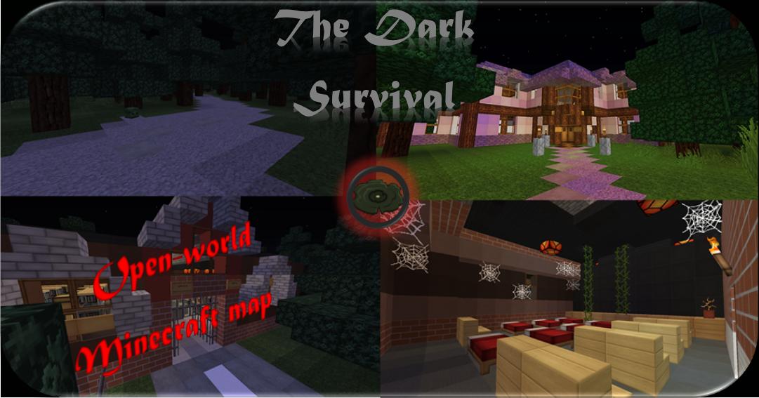 The dark survival Minecraft Map