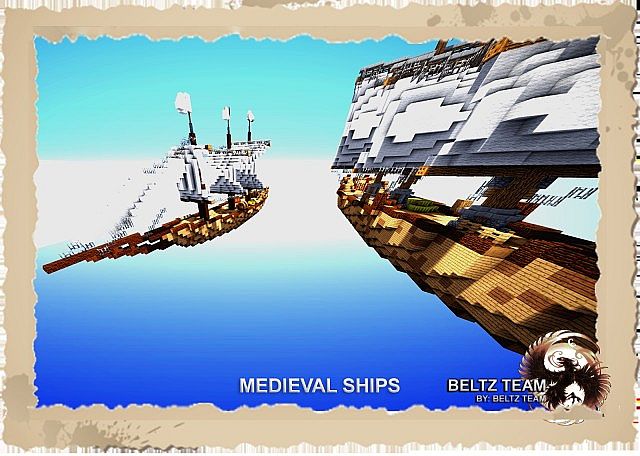 x-----Medieval Ships----x---- Minecraft Map