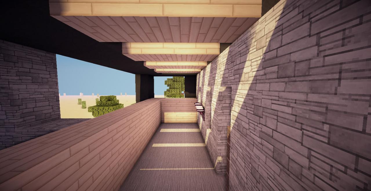 L House - Modern House #3 Minecraft Map
