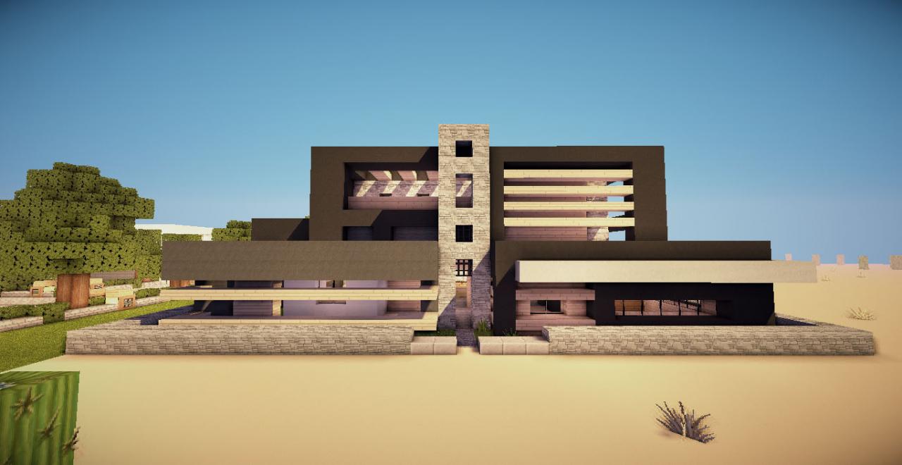 L House - Modern House #3 Minecraft Map