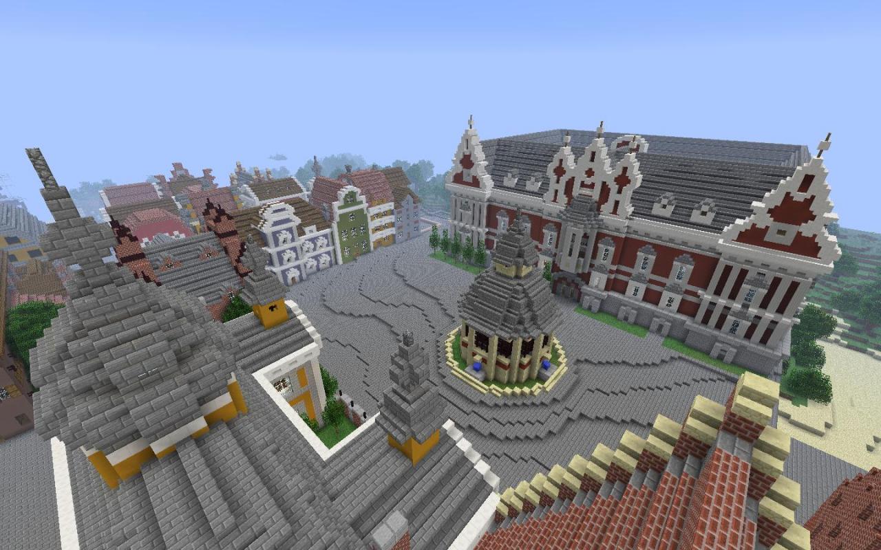 Strandborg - Baroque Swedish Town Minecraft Map