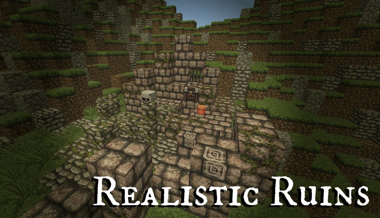 Realistic Ruin Schematics Minecraft Map