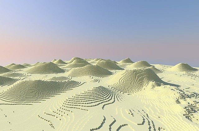 Realistic Terrain - Mountain and Desert Terrain Test Minecraft Map
