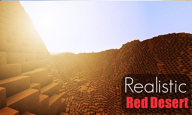 Realistic Red Desert 1.024 x 1.024 Minecraft Map