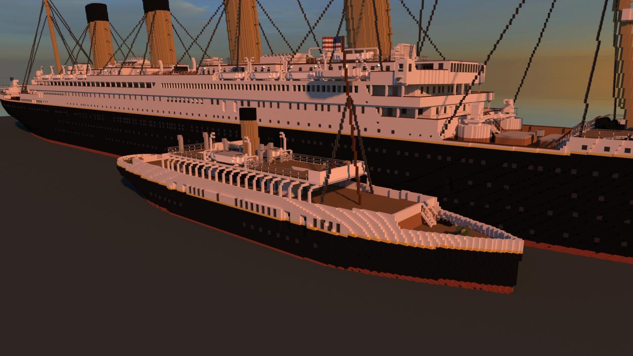 Nomadic (Titanic tender) Minecraft Map